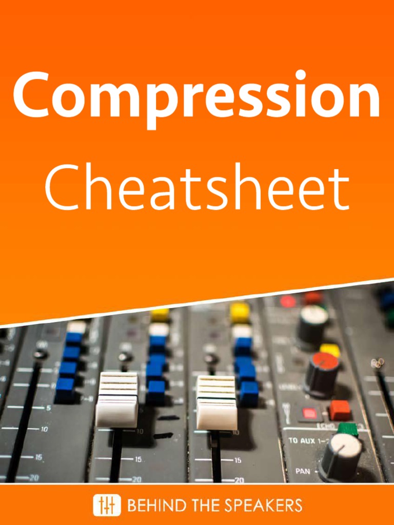 Drums Compression Cheat Sheet | PDF | Drum Kit | Sound
