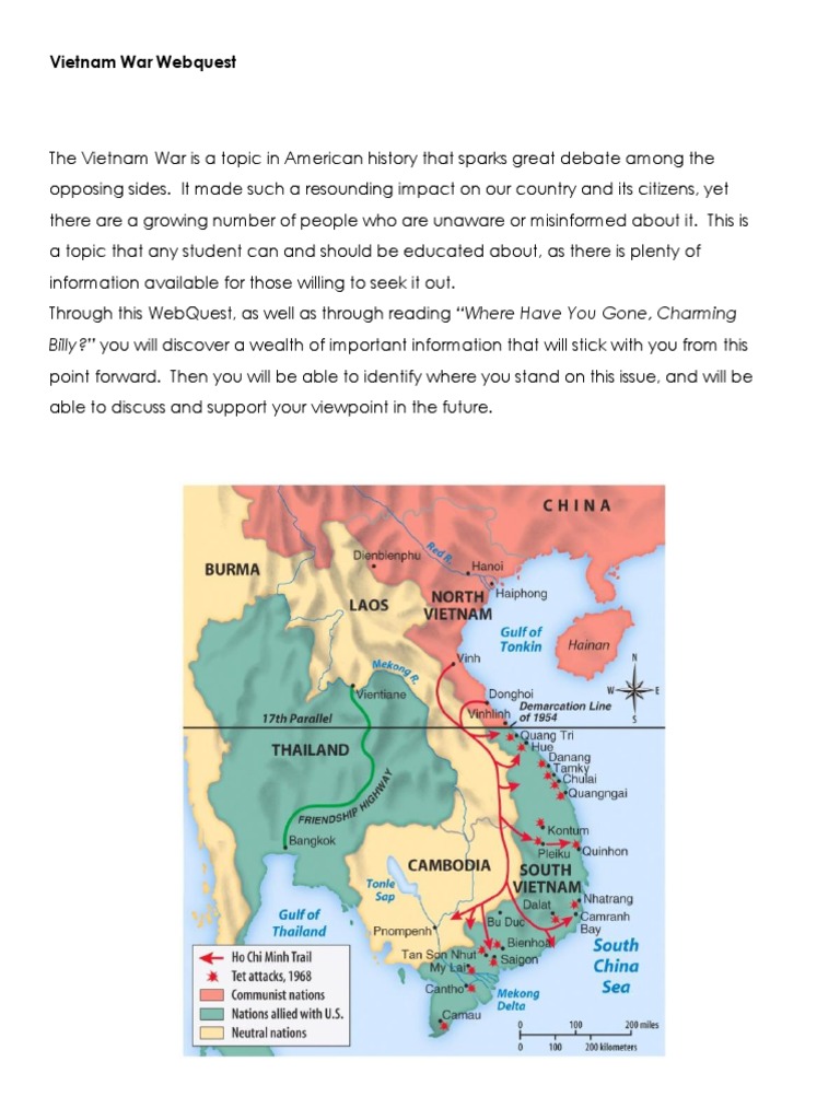 Vietnam War Webquest | PDF | Vietnam | Posttraumatic Stress Disorder