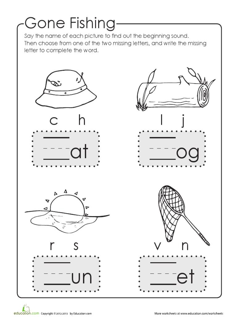 Missing Letters Activity | PDF