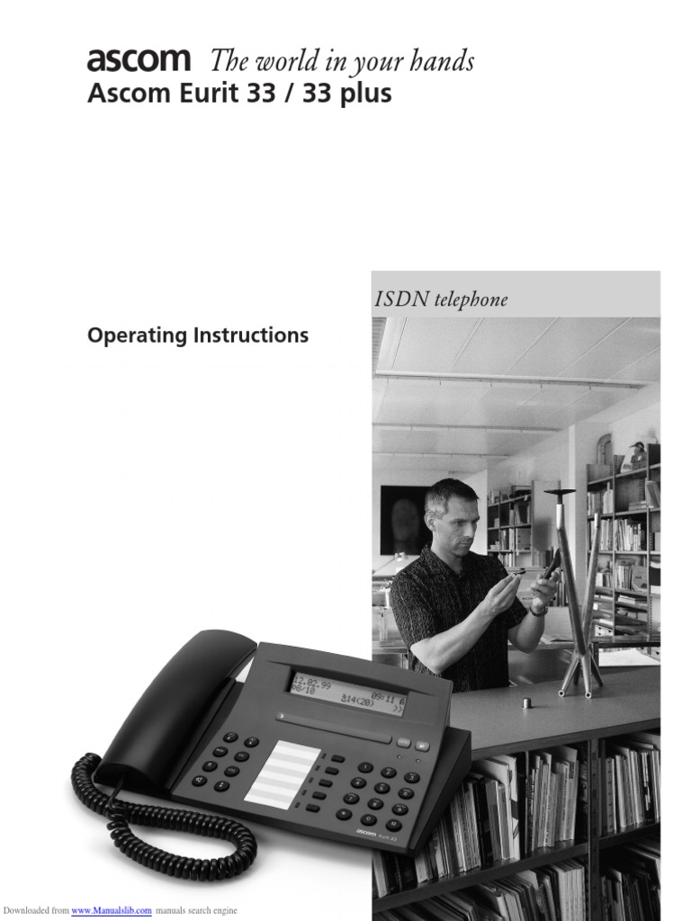 Ascom Eurit 33 Operating Instructions | PDF