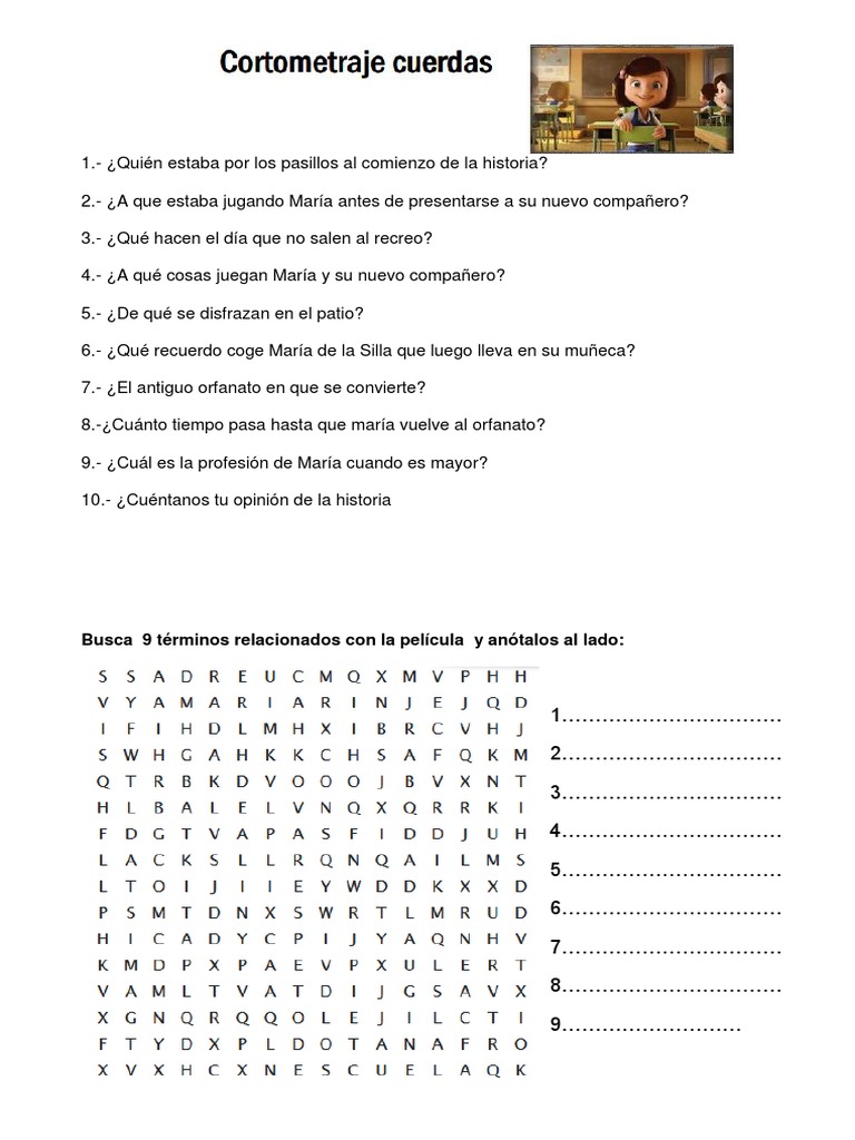 Actividades Corto Cuerdas | PDF