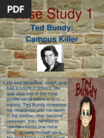 Case Study of Ted Bundy | PDF | Forensic Science | Offender Profiling