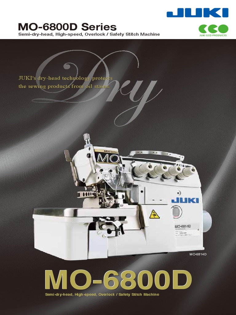 Juki Mo6800d | PDF | Sewing Machine | Textiles