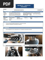 Informe Tecnico Reparacion de Motor | PDF | Motor diesel | Pistón