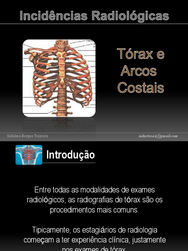 4. Torax e Arcos Costais | Coluna Vertebral | Coração