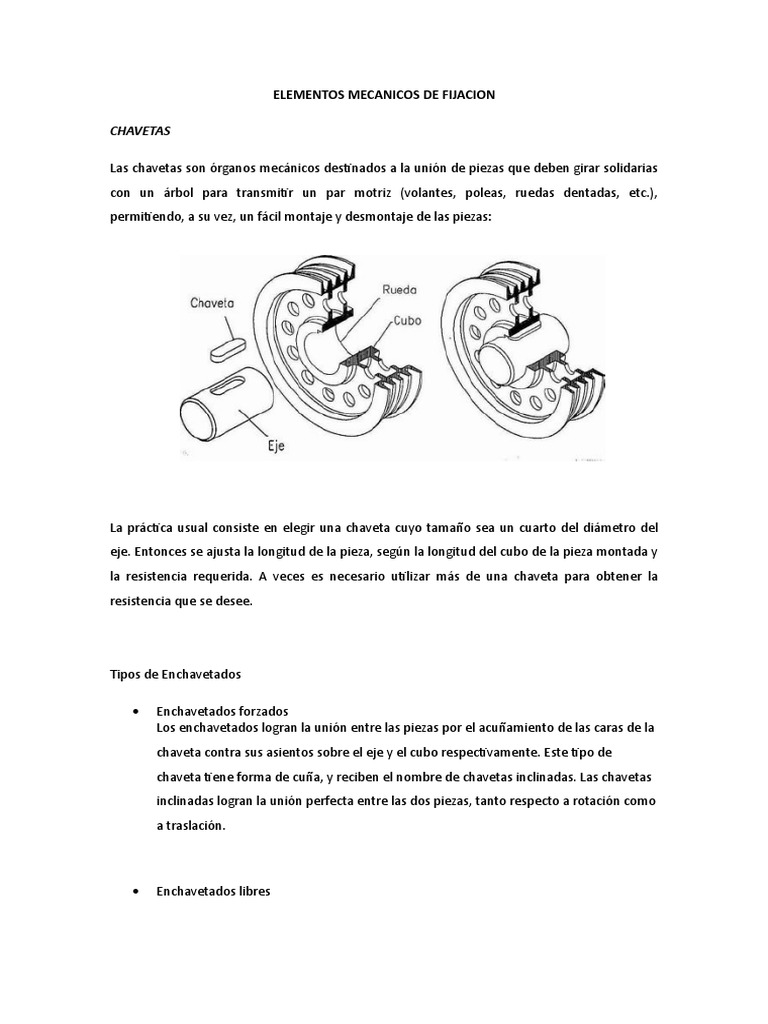Elementos Mecanicos de Fijacion | PDF | Ingeniería mecánica | Bienes manufacturados
