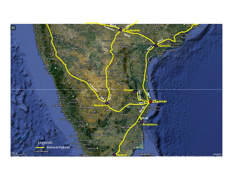 Chennai Route Maps Overview | PDF