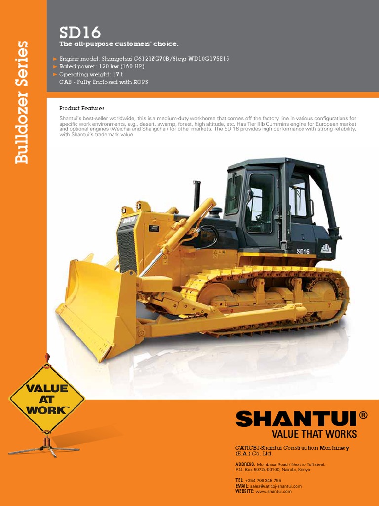 sd16 Folleto | PDF | Transmission (Mechanics) | Gear