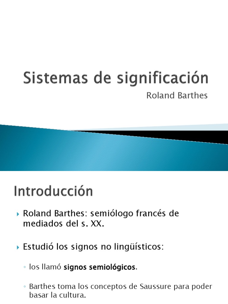 Sistemas de Significación | PDF | Lingüística | Semiótica