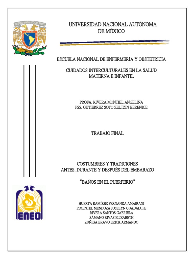 Baño Postparto | PDF | Periodo posparto | Medicina alternativa