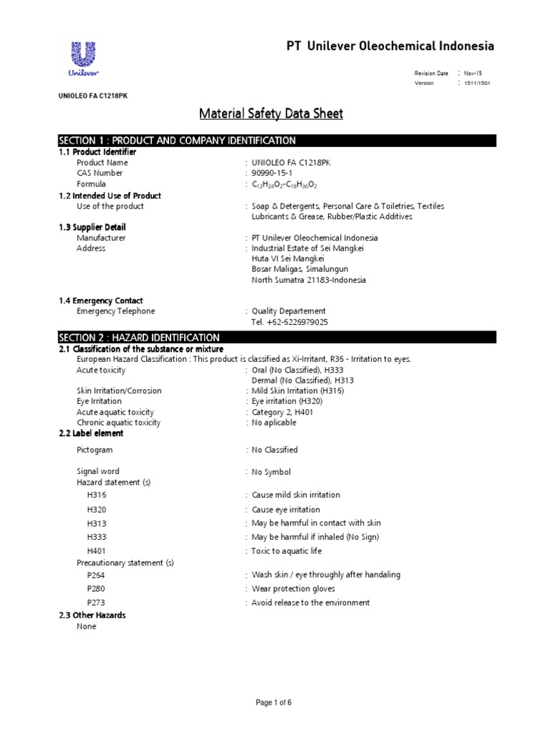 14 Unioleo Fac1218pk Dlf178 | PDF | Toxicity | Hypothermia