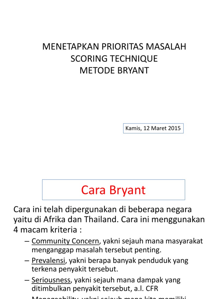 9 Metode Bryant | PDF
