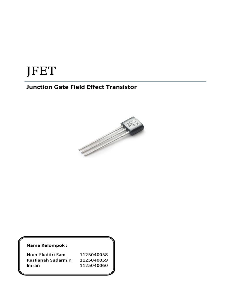 Teori dan Simbol JFET dalam Elektronik | PDF