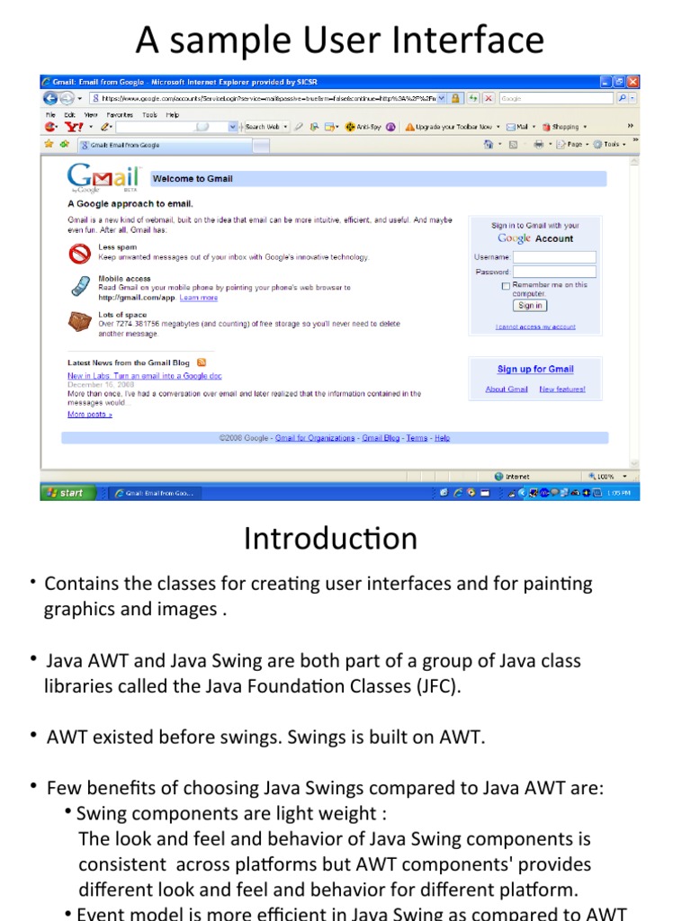A Sample User Interface | PDF | Graphical User Interfaces | Human ...