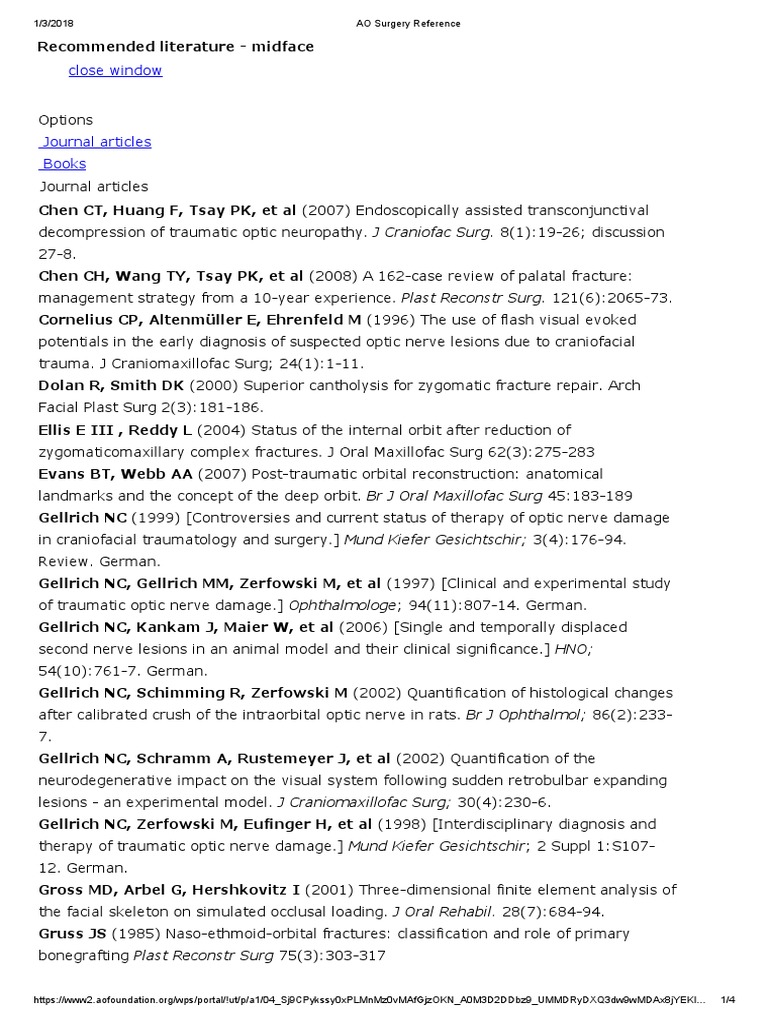 AO Surgery Reference | PDF | Human Anatomy | Clinical Medicine