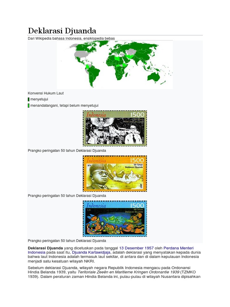 Deklarasi Djuanda | PDF