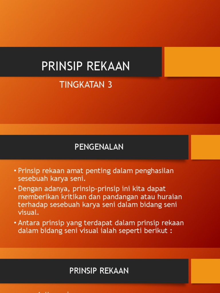 Prinsip Rekaan Ting.3 | PDF