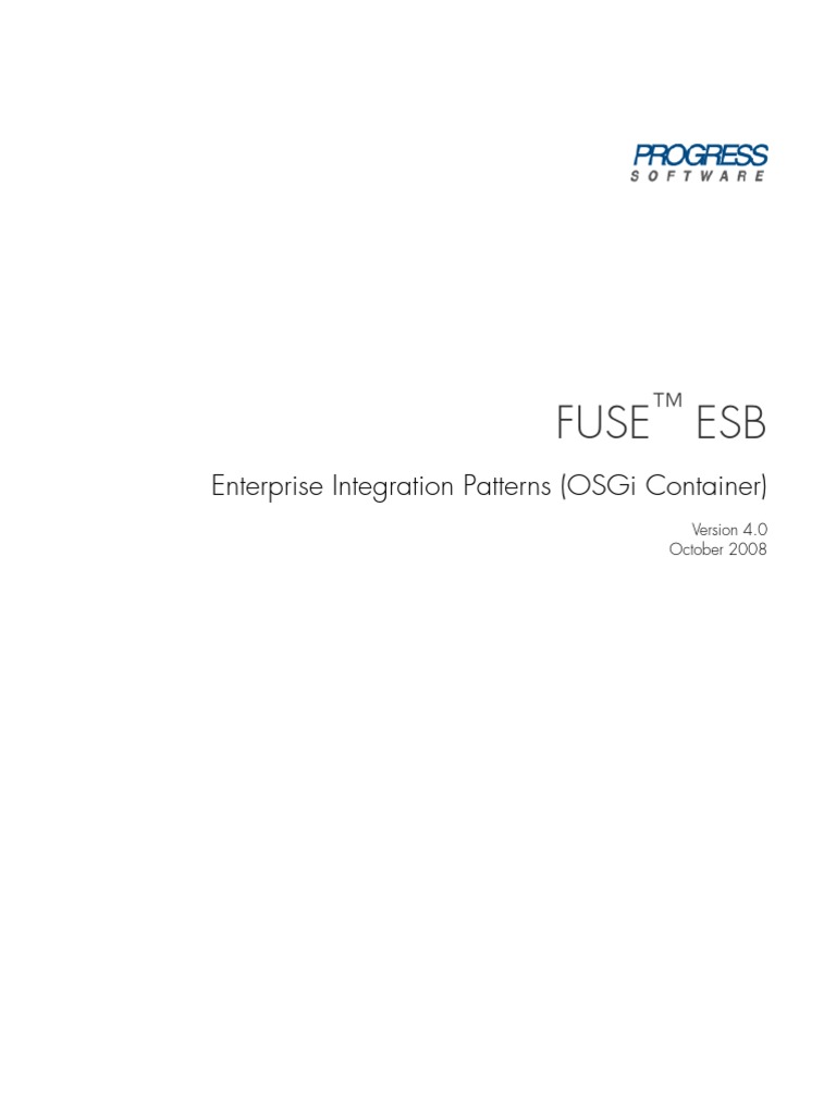 Enterprise Integration Patterns (OSGi Container) | PDF | Xml Schema | Namespace