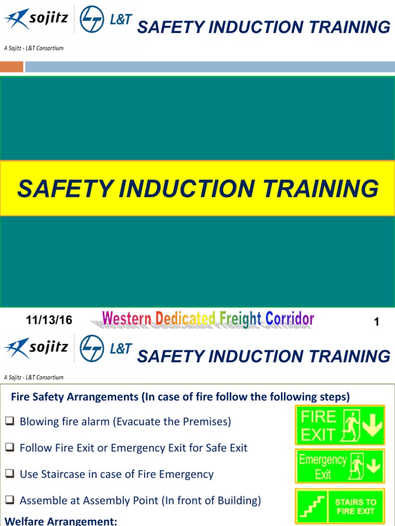 Safety Induction Training Overview | PDF | Risk | Personal Protective ...