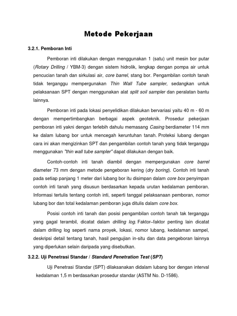 Metode Pekerjaan | PDF