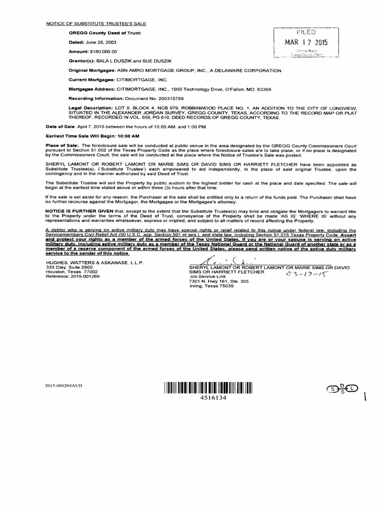 Robo-Signing Gems II | PDF | Deed Of Trust (Real Estate) | Real Estate Law