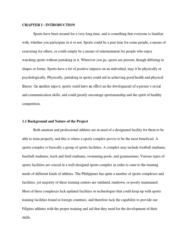 Chapter 1 | PDF | Sports | Leisure