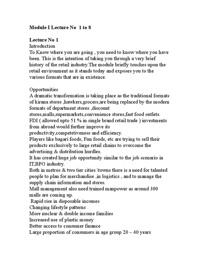 Retail Program | Download Free PDF | Franchising | Supermarket