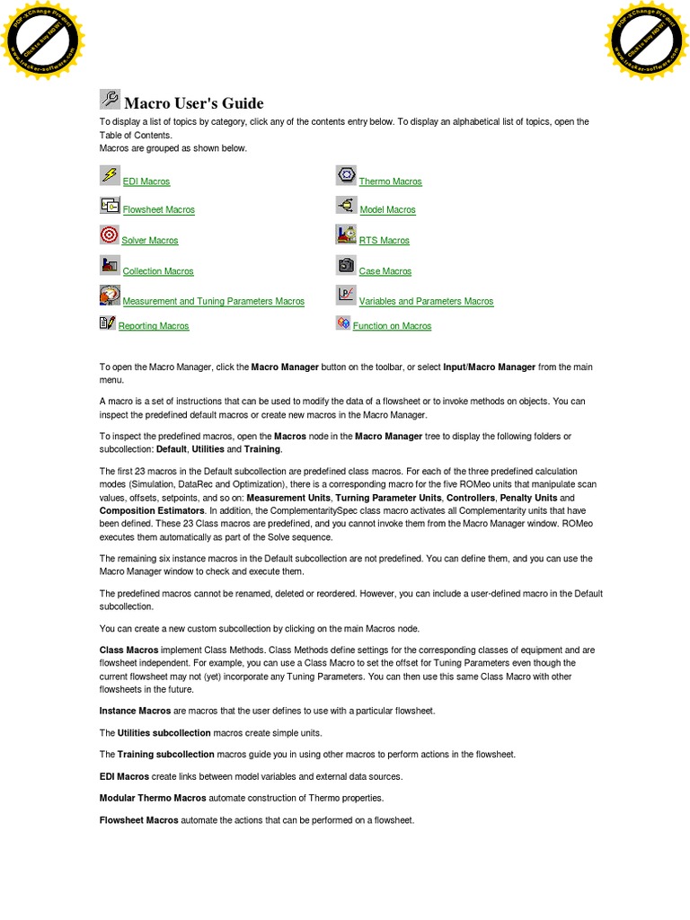 (BMC Bitmaps - Macro - BMP) Macro User's Guide | PDF | Macro (Computer ...