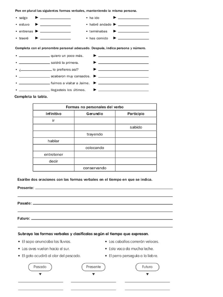 Lengua 4 Primaria | PDF