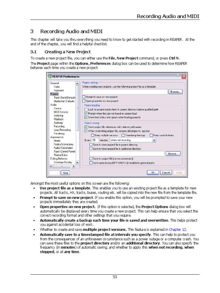 REAPER Rec Audio | PDF | Mp3 | Computer Keyboard