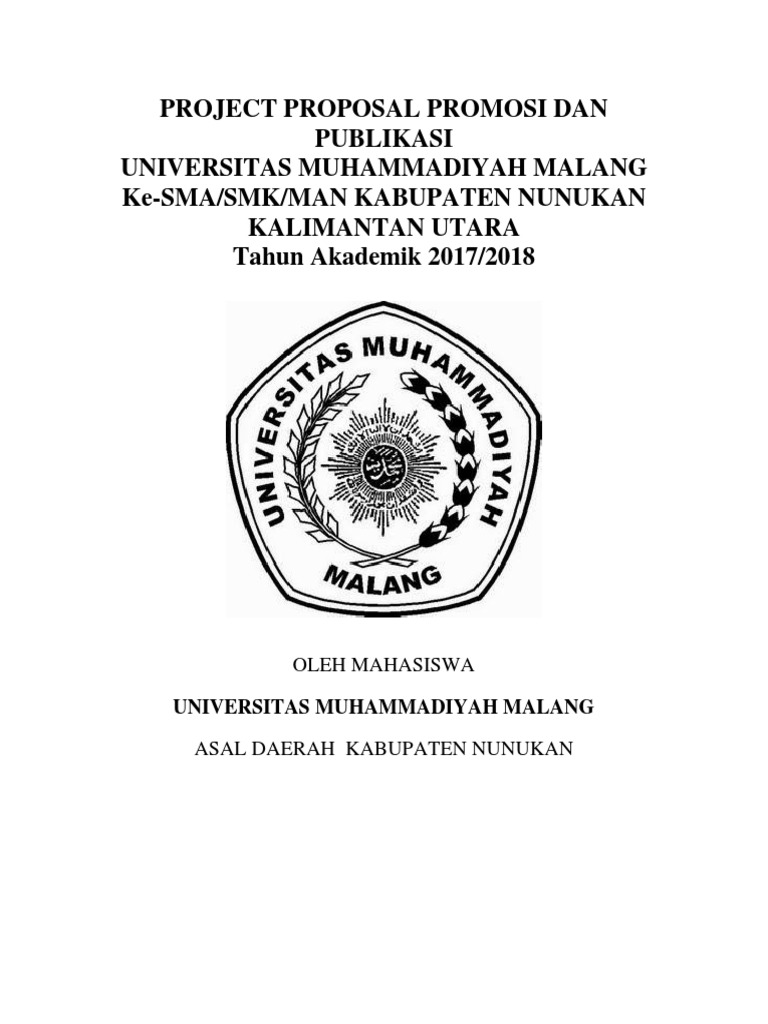 Proposal Sosialisasi Angkatan 17 Umm | PDF