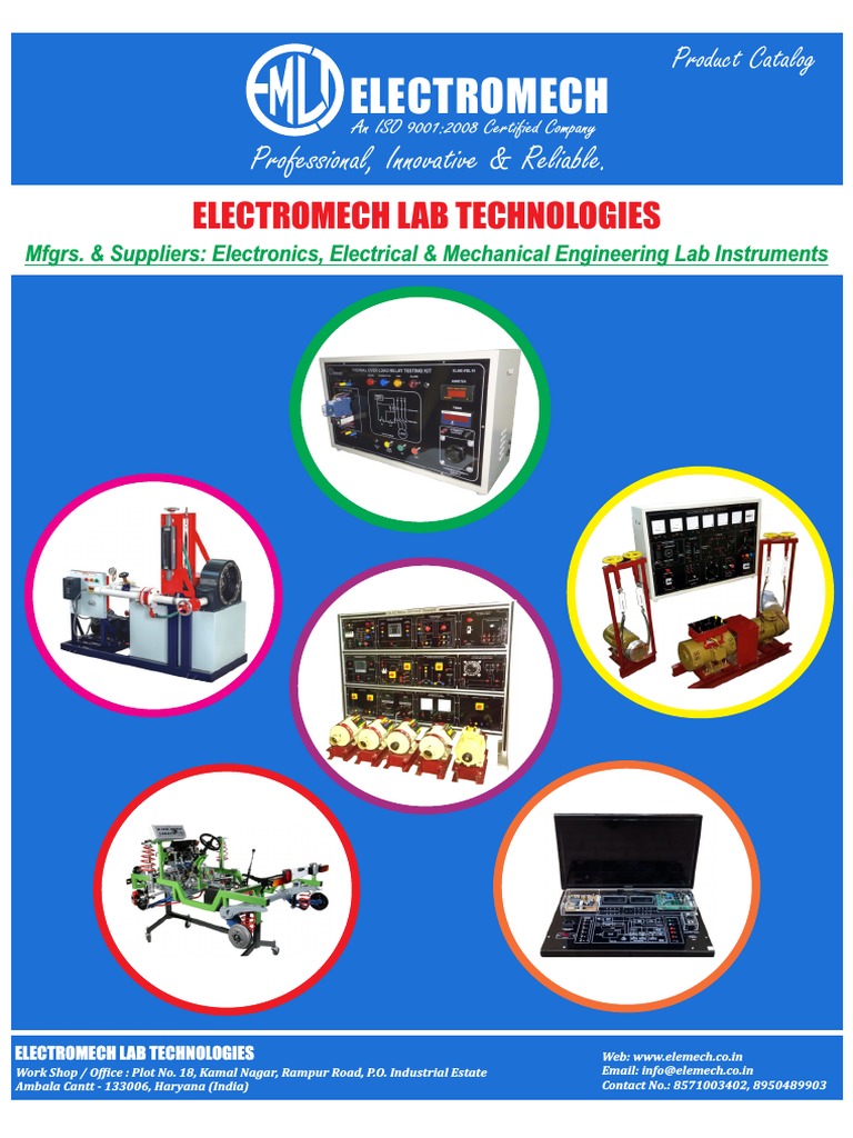 Electromech Lab Technologies Catalog | PDF | Operational Amplifier | Modulation