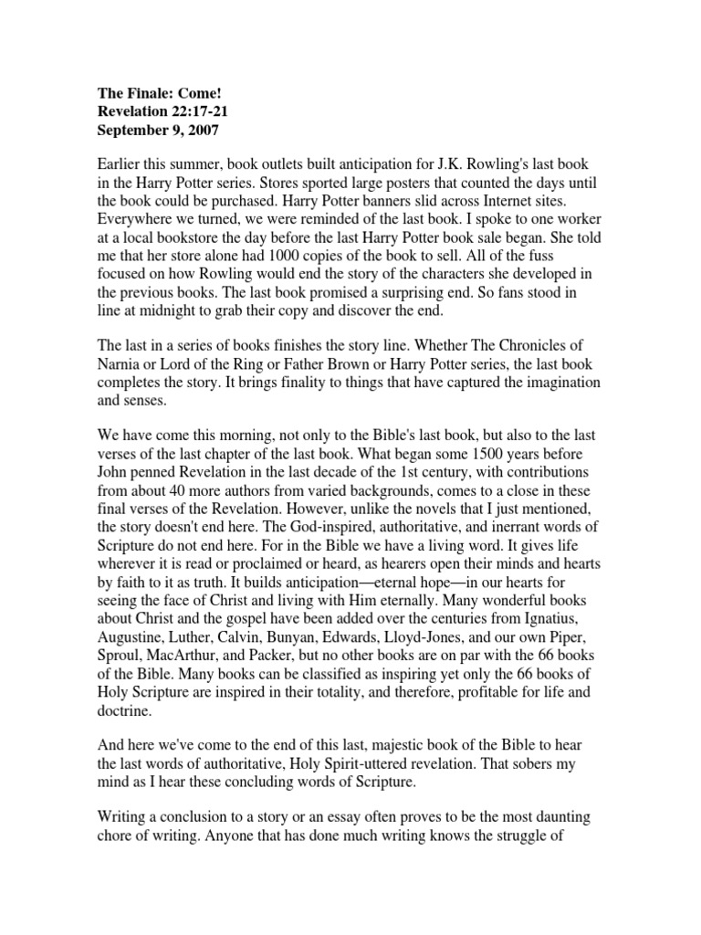 Come to Christ: Revelation's Final Invitation | PDF | Grace In ...