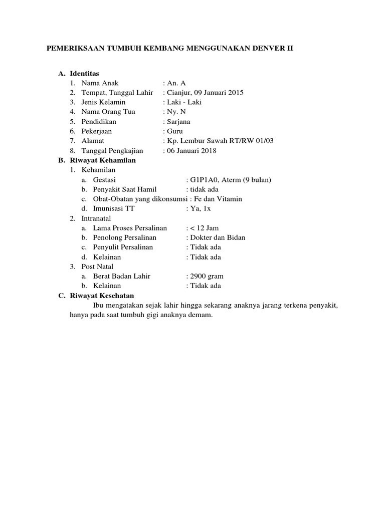 Interpretasi Denver | PDF