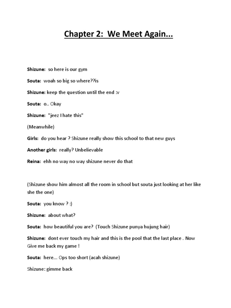 Chapter 2: We Meet Again... : (Meanwhile) | PDF
