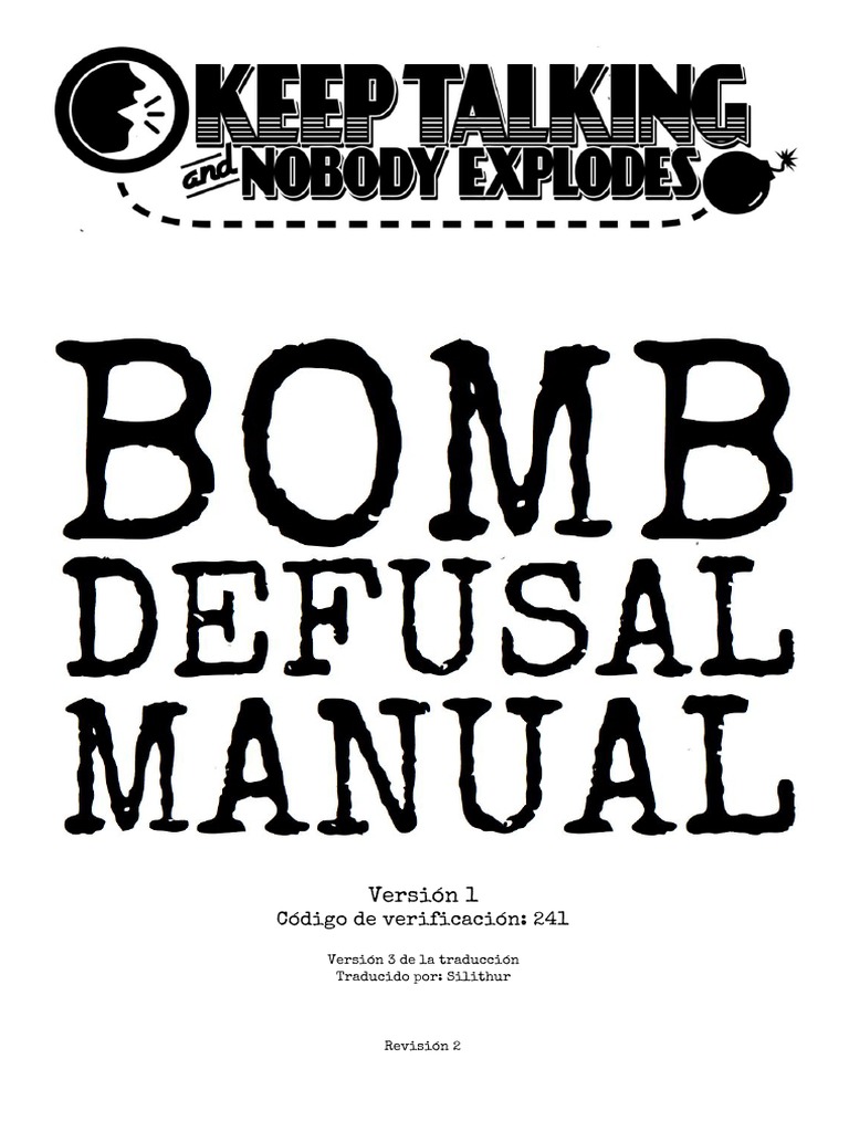 Bomb Defusal Manual en Español PDF | PDF | Color | Diodo emisor de luz