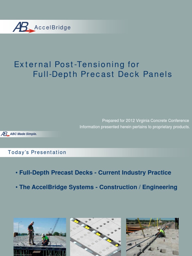 External Post-Tensioning Systems for Accelerated Bridge Construction ...