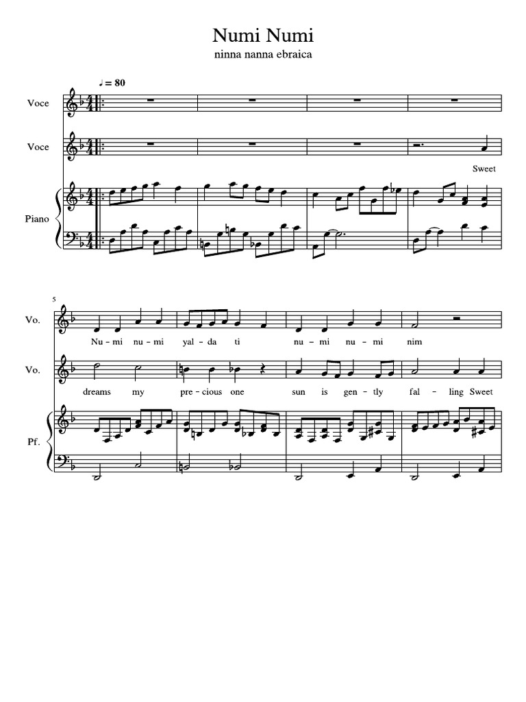 Numi Numi | PDF