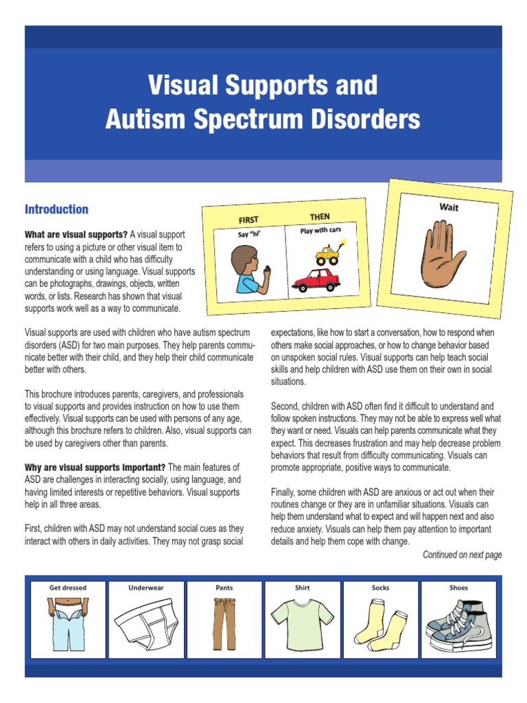 visual_supports.pdf | Autism Spectrum | Autism