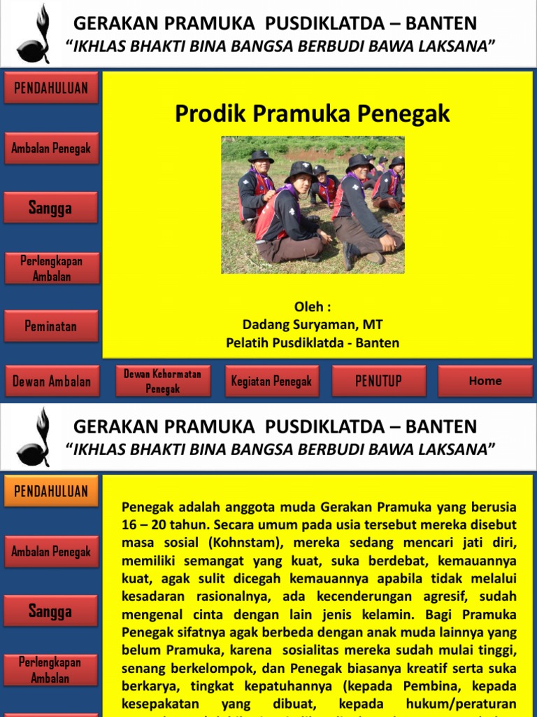 3.4 Prodik Pramuka Penegak | PDF