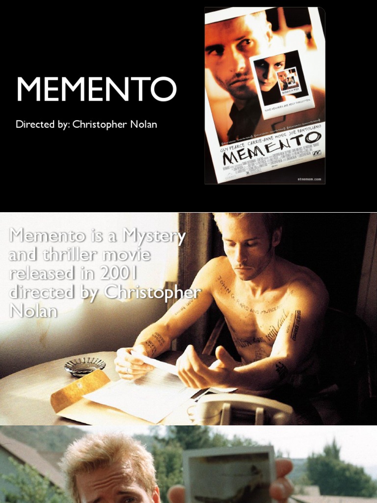 Memento: Directed By: Christopher Nolan | PDF