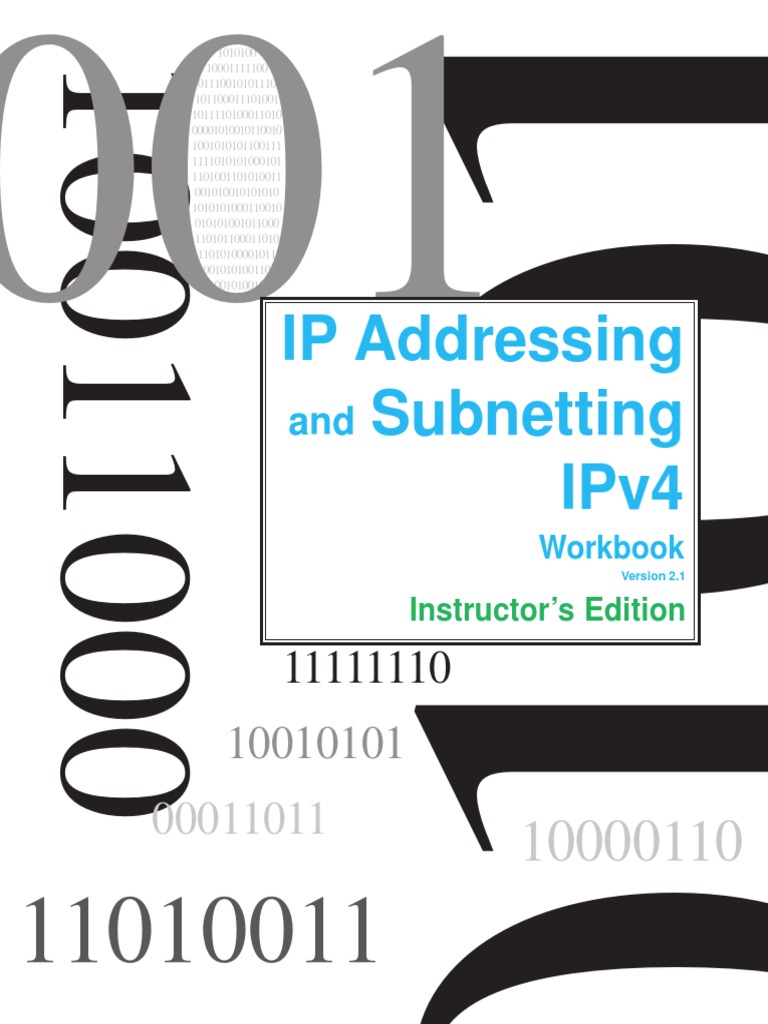 IP Addressing and Subnetting IPv4 Workbook - Instructors Version - v2 - 1 PDF | PDF | Data ...