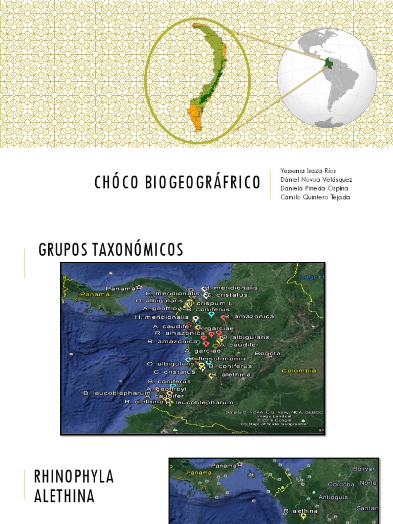 #Chóco Biogeográfrico-Presentaciòn | PDF