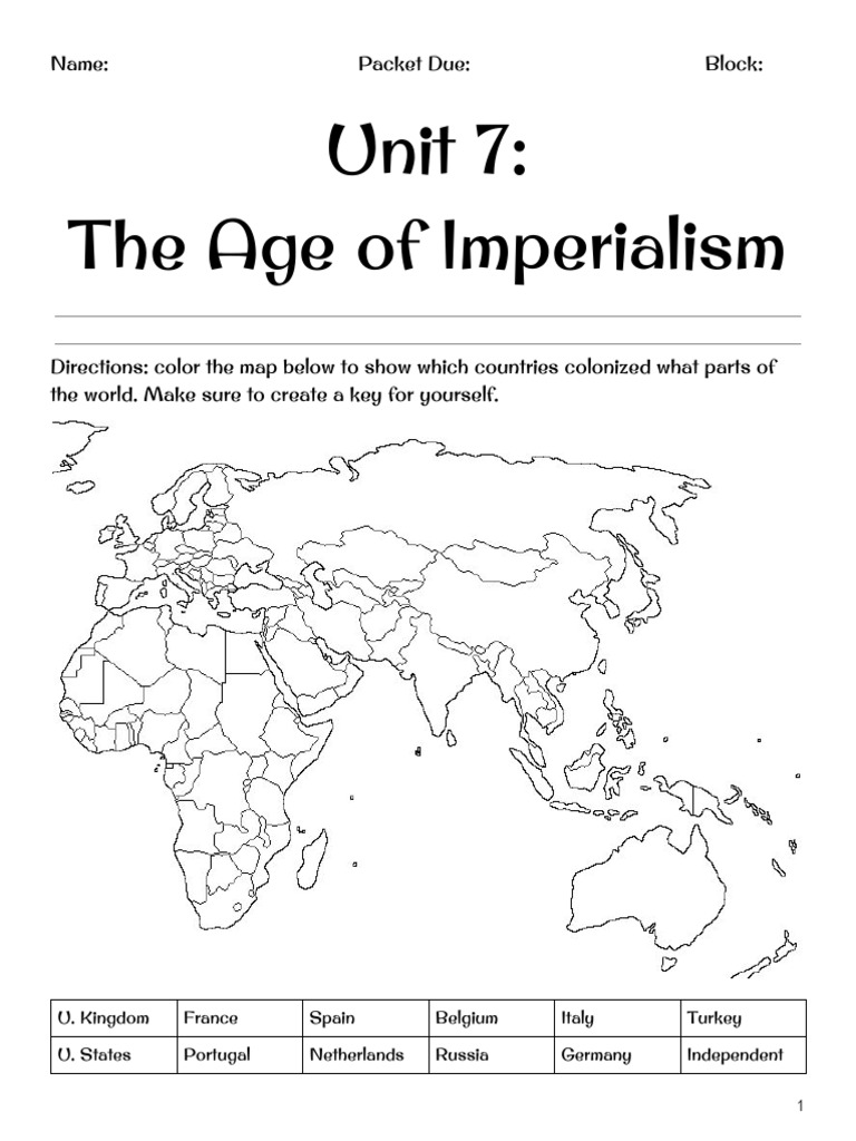 Unit 7 The Age of Imperialism | PDF | Imperialism | Southeast Asia