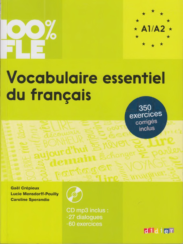 Vocabulaire Essentiel Du Francais A1-2 | PDF | Grand-parent | Lexique