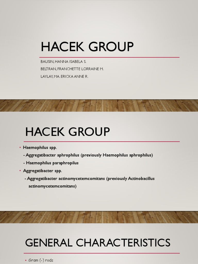 Hacek Group | PDF | Infection | Immunology