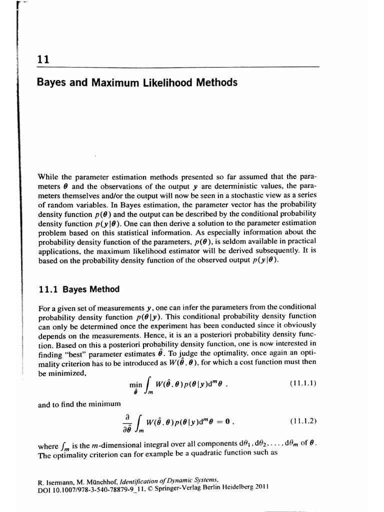 Ayes and Maximum Likelihood Methods: H Whit | PDF | Foreign Language Studies