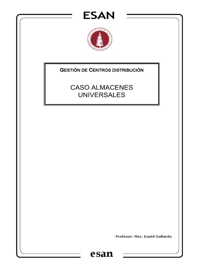 Caso Almacenes Universales | PDF | Máquina elevadora | Transporte