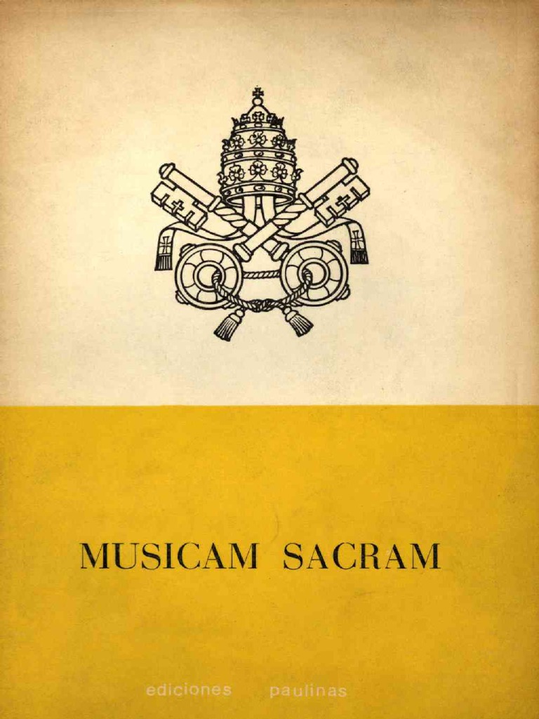 Musicam Sacram | PDF | Misa (liturgia) | Adoración Cristiana Y Liturgia