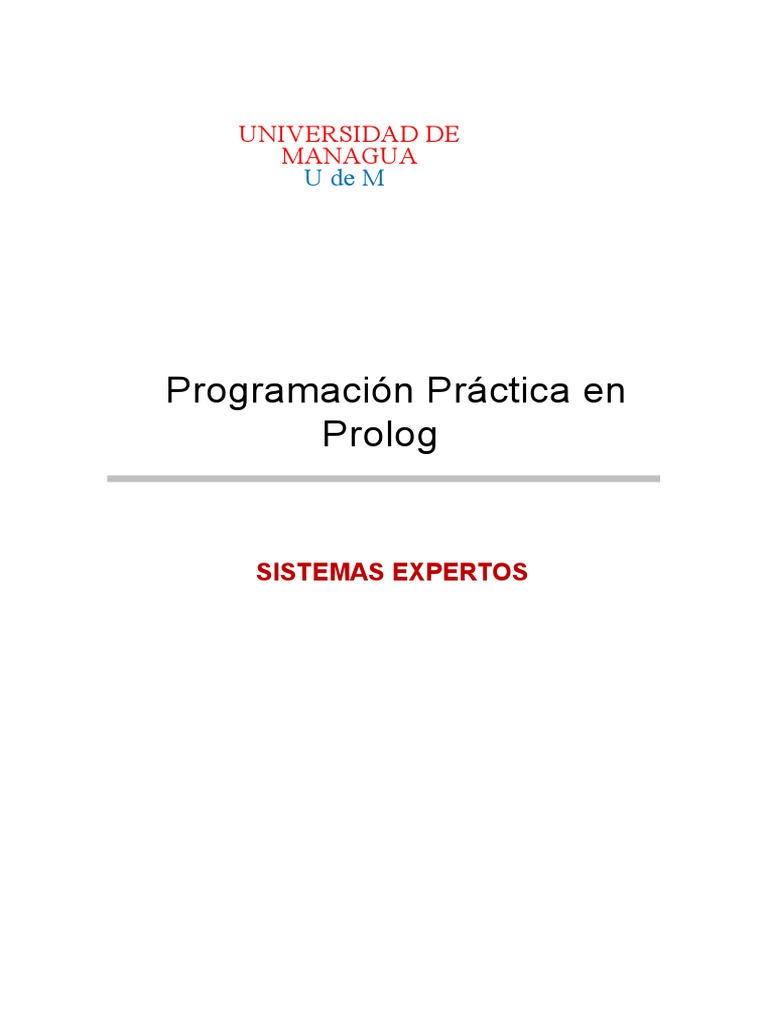 Manual de Programacion en Prolog | PDF | Lenguaje de programación | Permutación